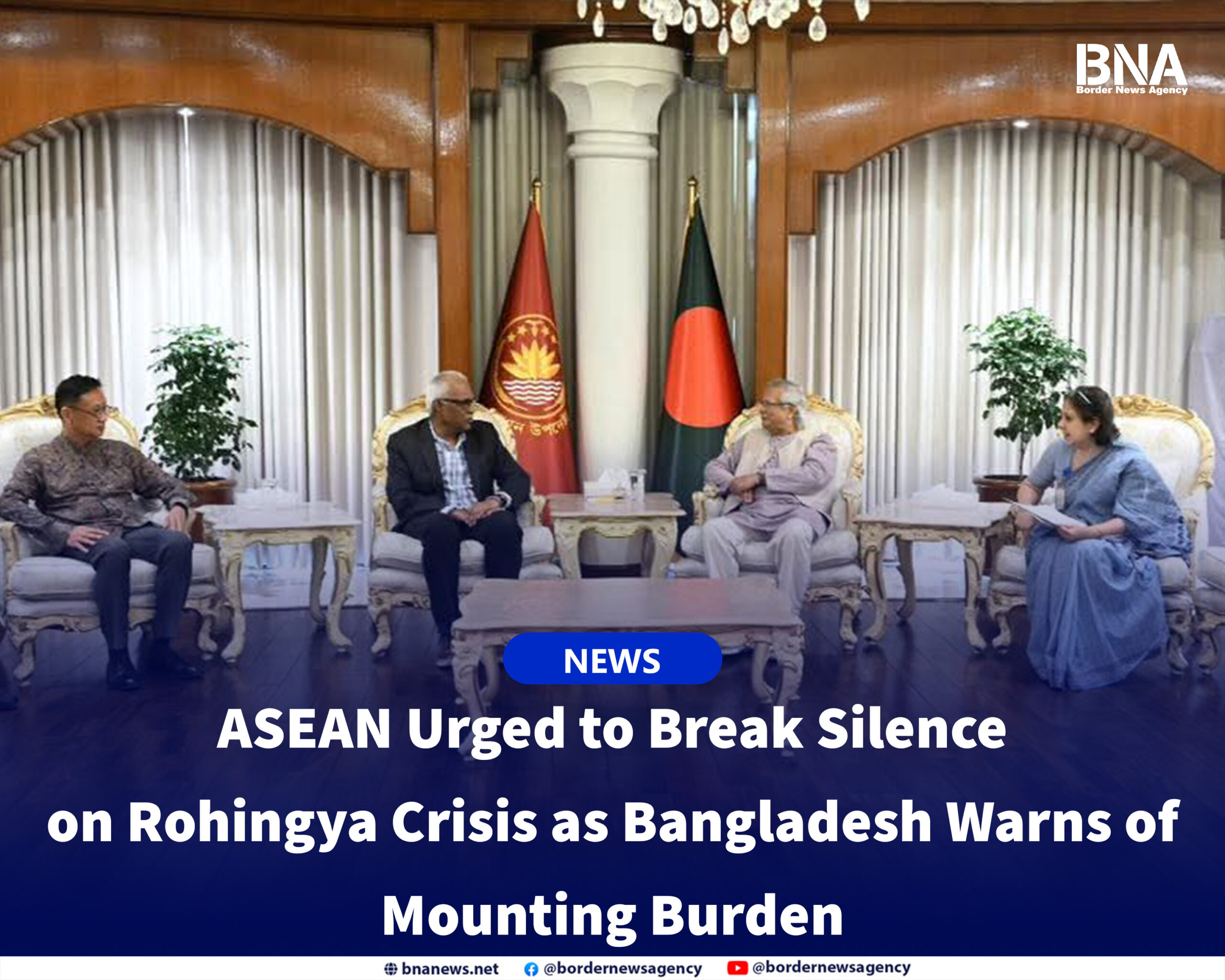 ASEAN Urged to Break Silence on Rohingya Crisis as Bangladesh Warns of ...